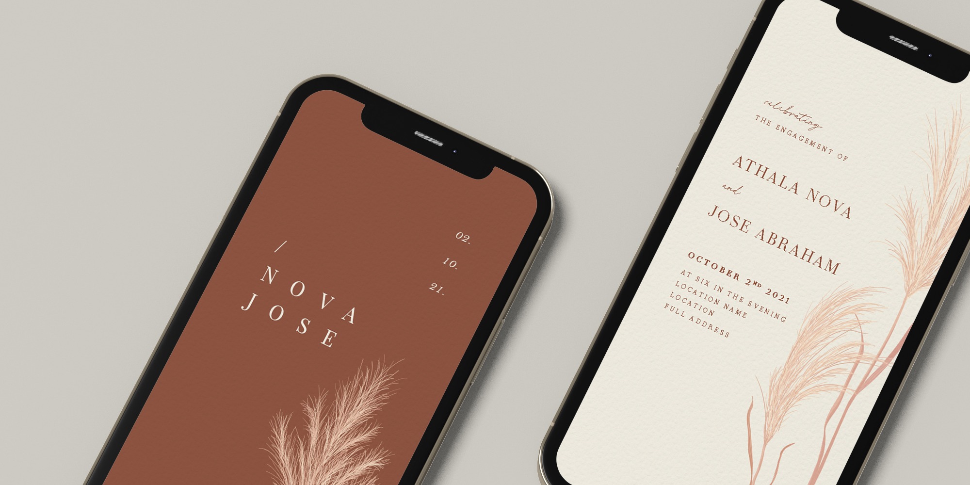 Digital Invitation - 2 Sheet by Ellite Design | Bridestory Store