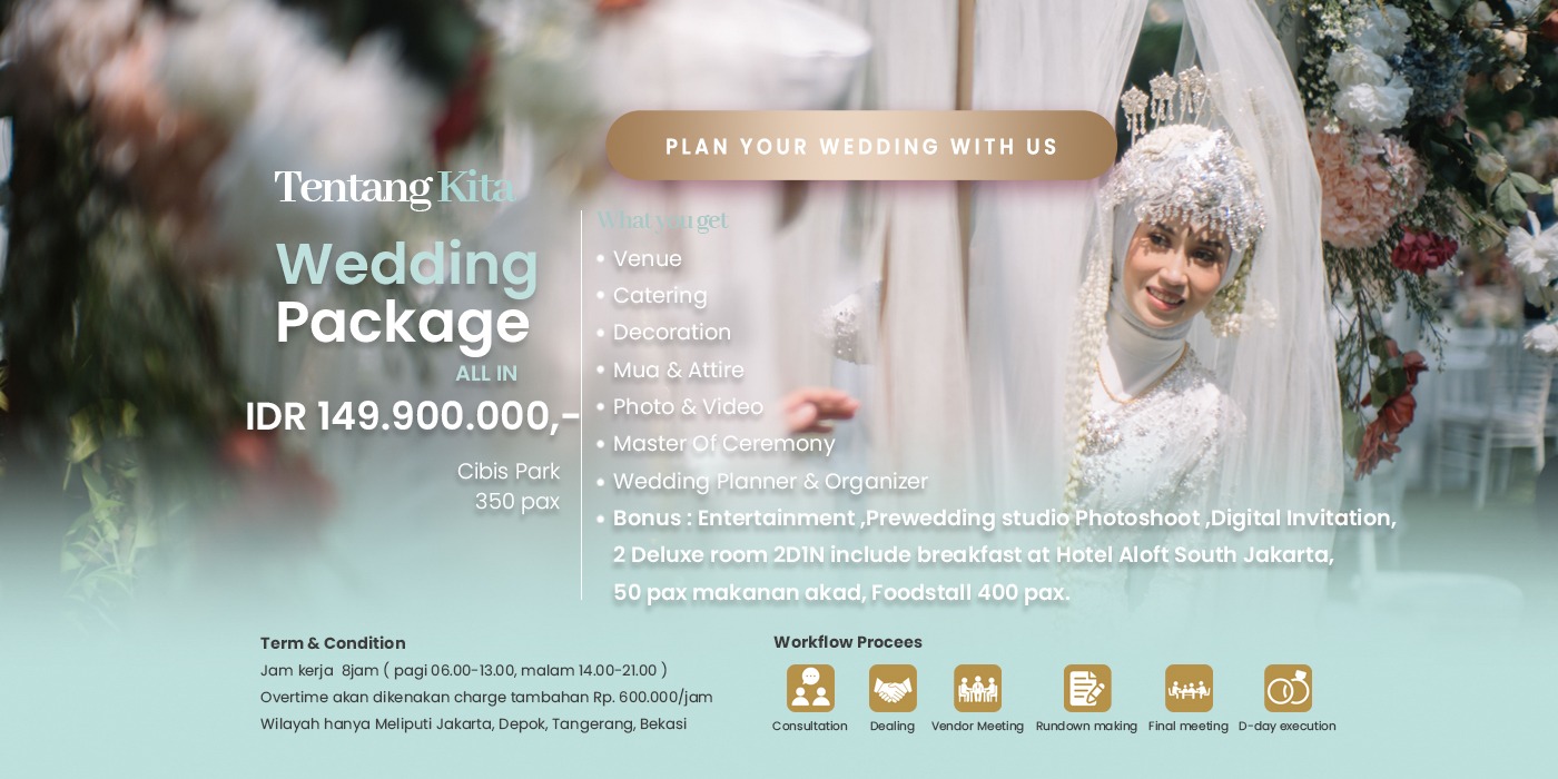 Paket Lengkap Cibis Park 350 Pax oleh Tentangkita Wedding Organizer ...