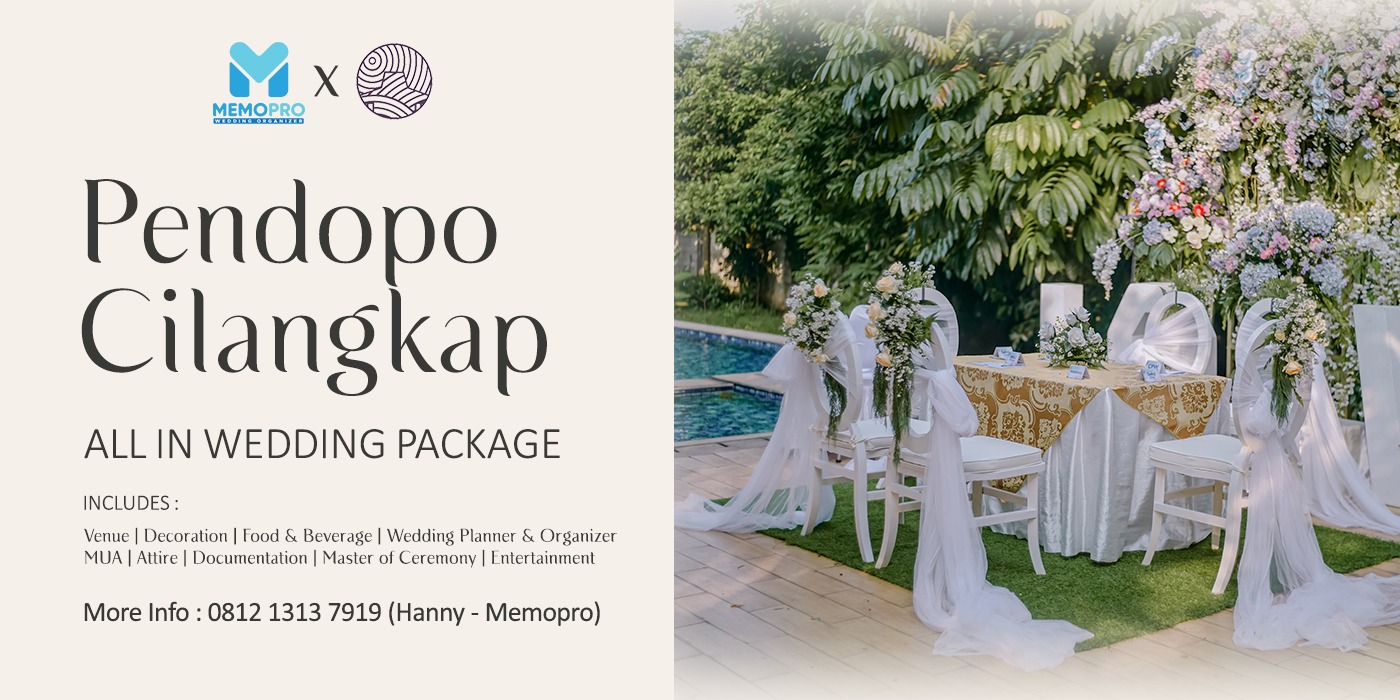 Pendopo Cilangkap | 100 pax All In Wedding Package | Villa Jakarta oleh ...