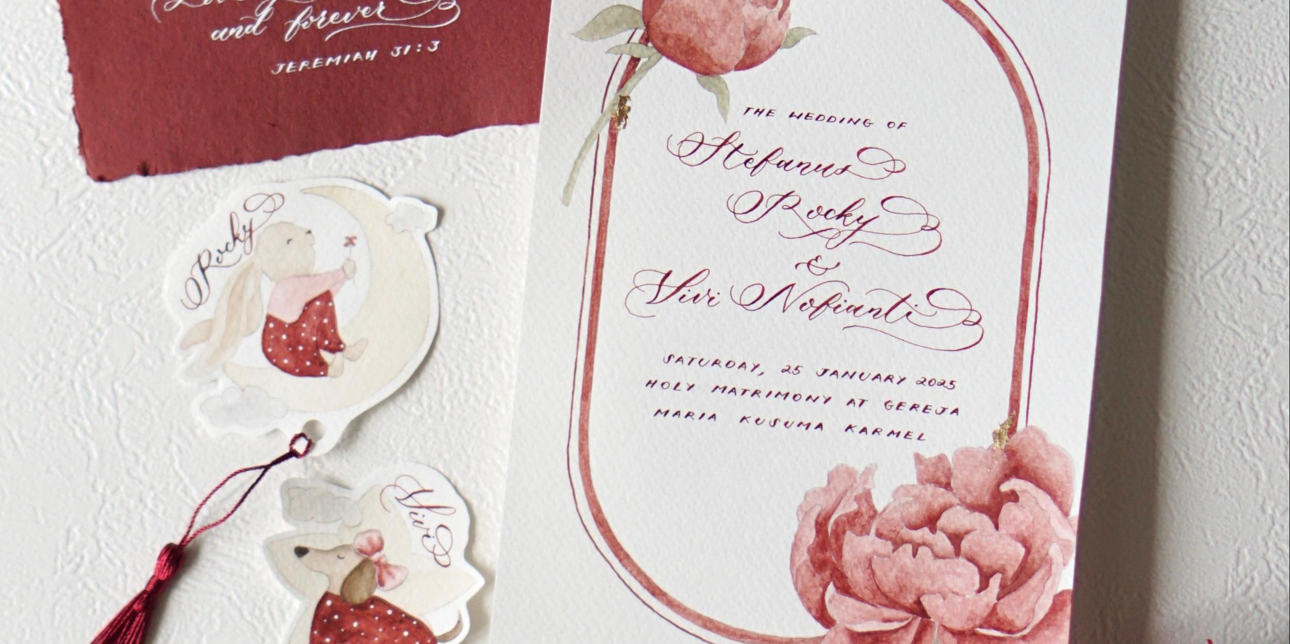 Platinum Package | Wedding Calligraphy / Keepsake oleh The MC Letter ...