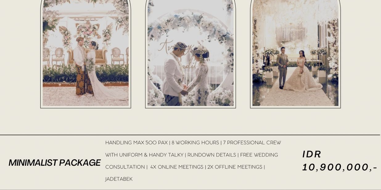 Intimate Wedding Organizer (Max 500pax) oleh Our Wedding & Event ...