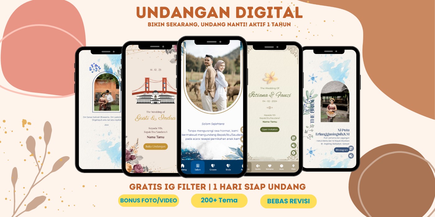 Undangan Digital Website Pernikahan Free Instagram Filter oleh Bekasi ...