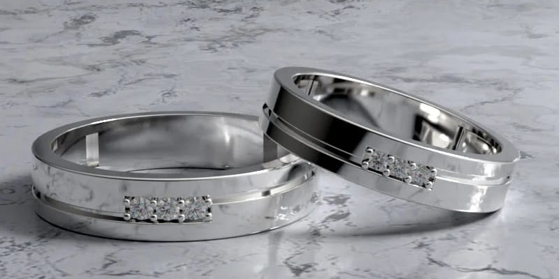 Cincin Nikah Berlian – Wedding Diamond Ring CKW2305.003 by Kimfook ...