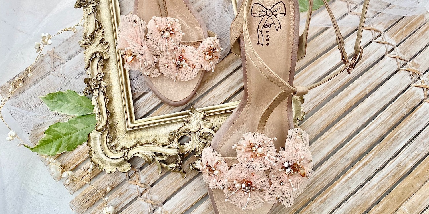 Nude Sandal Sepatu Wedding Wanita Block Heels 10.5cm AVEDA 3346 oleh ...