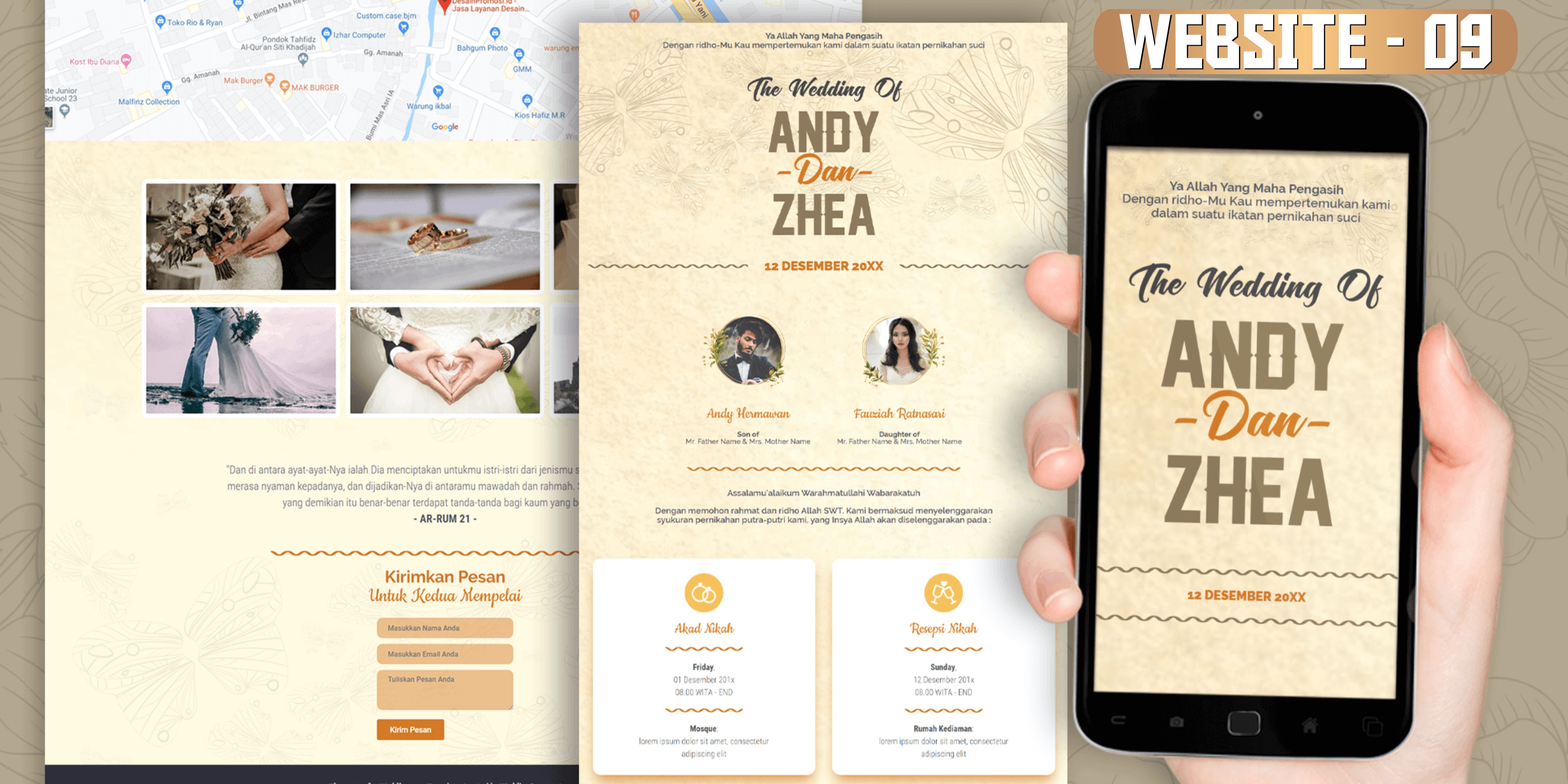 UNDANGAN DIGITAL PERNIKAHAN - UNDANGAN WEBSITE - UNDANGAN ONLINE 09 by ...