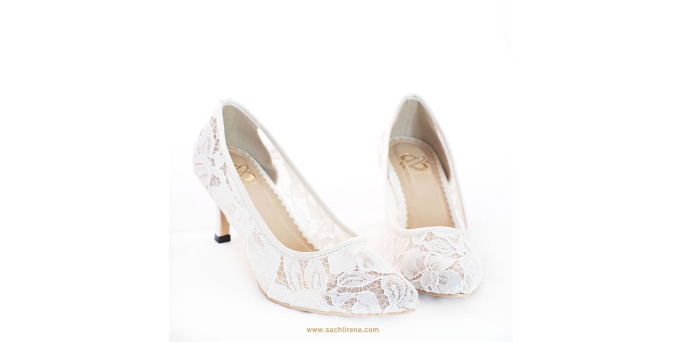 SACHLIRENE ODETTE I WHITE - 7 CM by SACHLIRENE TFOTA | Bridestory Store