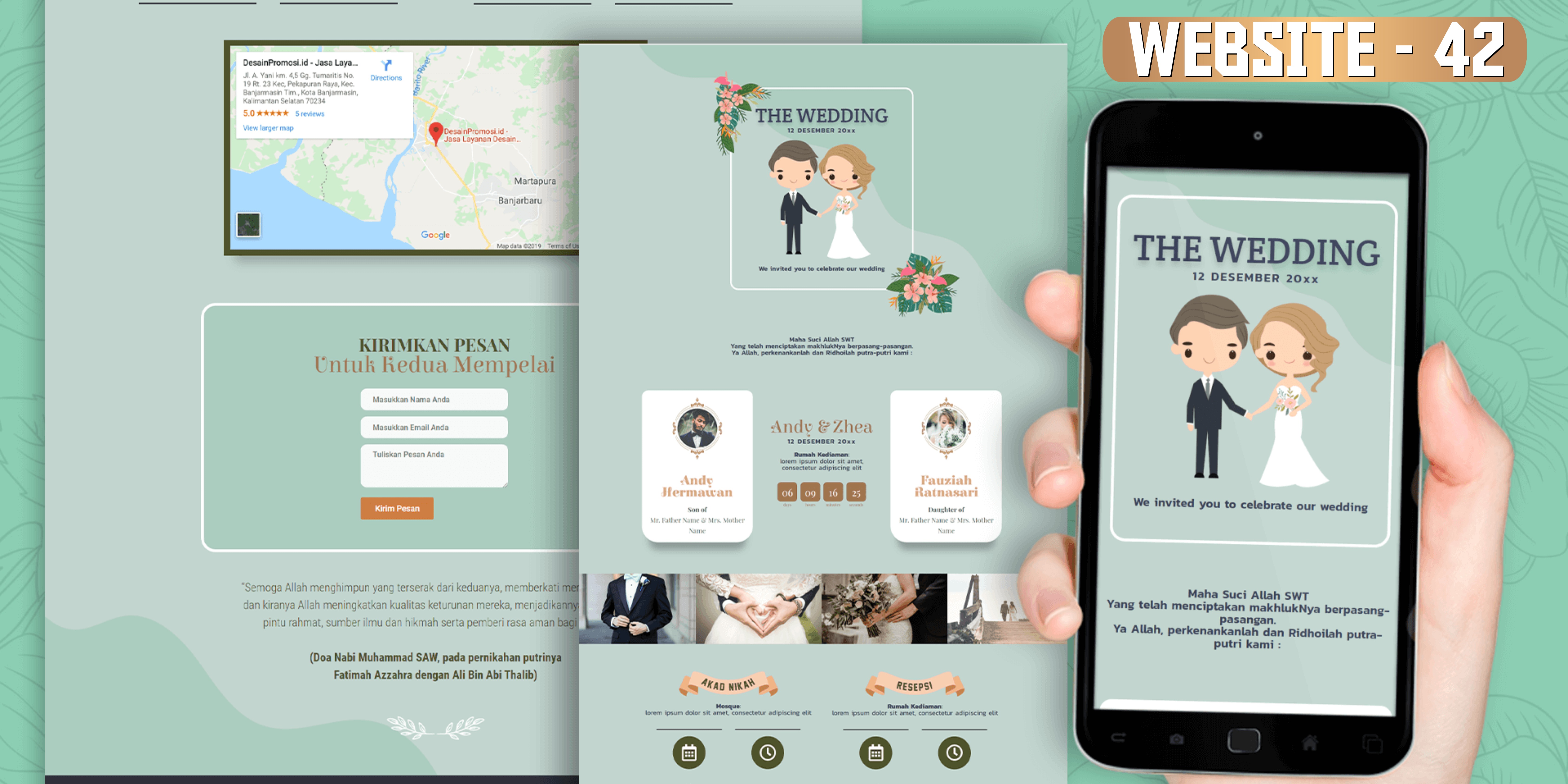 UNDANGAN DIGITAL PERNIKAHAN - UNDANGAN WEBSITE - UNDANGAN ONLINE 42 ...