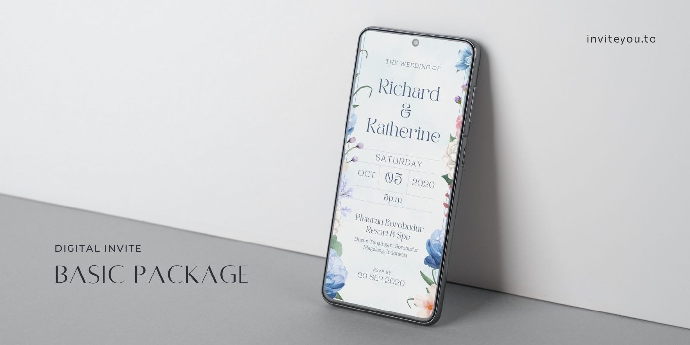 [Custom] Basic - Digital Invite oleh inviteyou.to | Bridestory Store