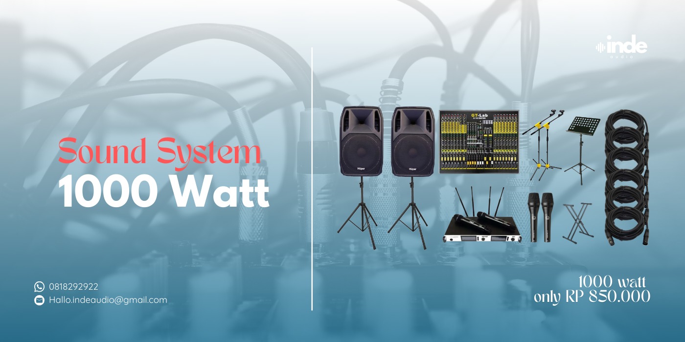 Sound System 1000 Watt by Inde Audio | Bridestory Store