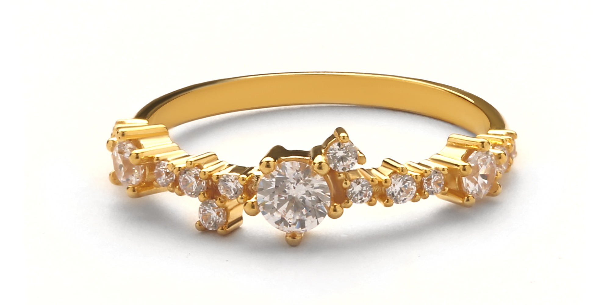Skylar Gold Ring oleh Aurum Lab | Bridestory Store