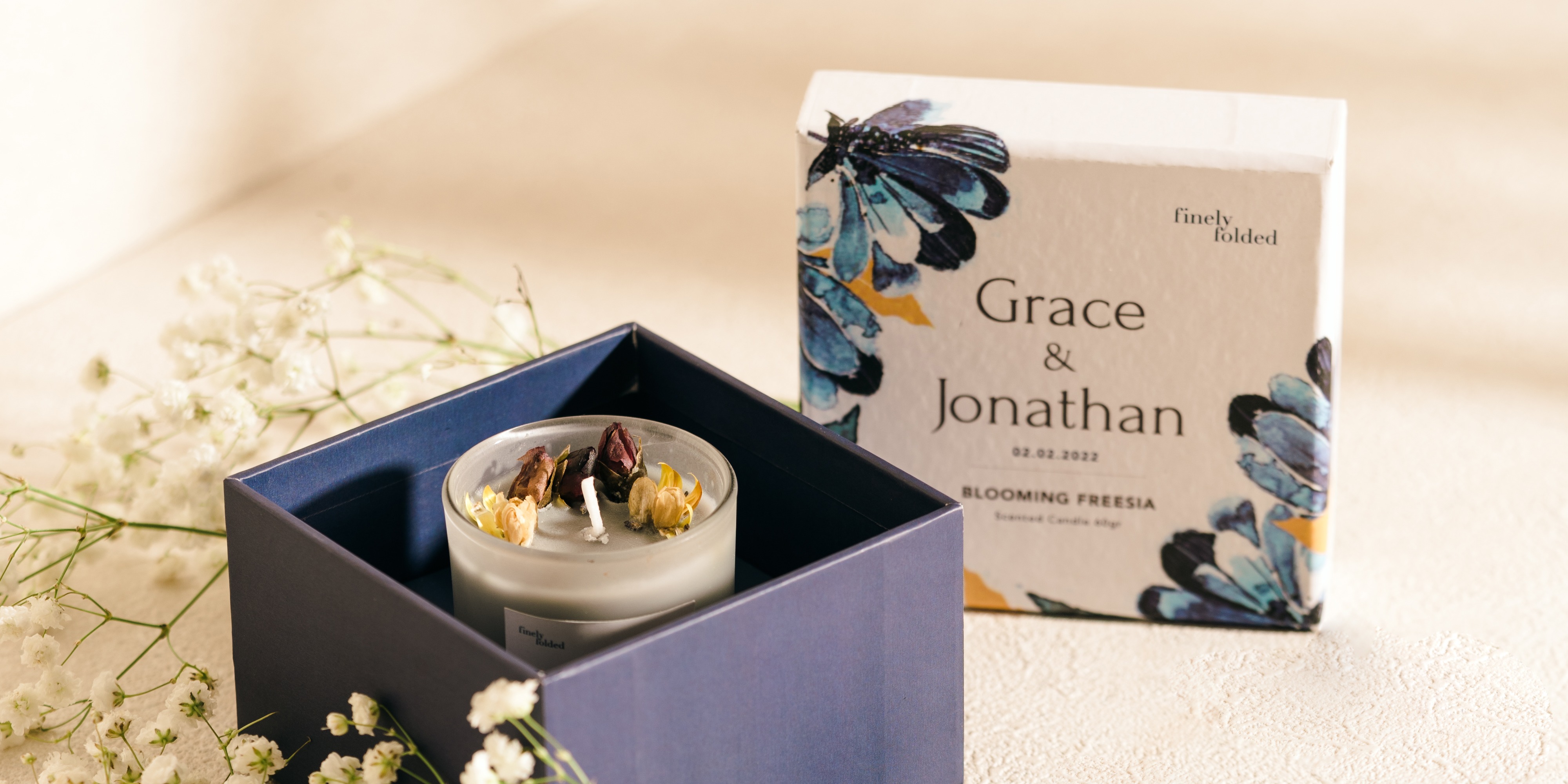 Scented Candle - Hardbox oleh Finely Folded | Bridestory Store