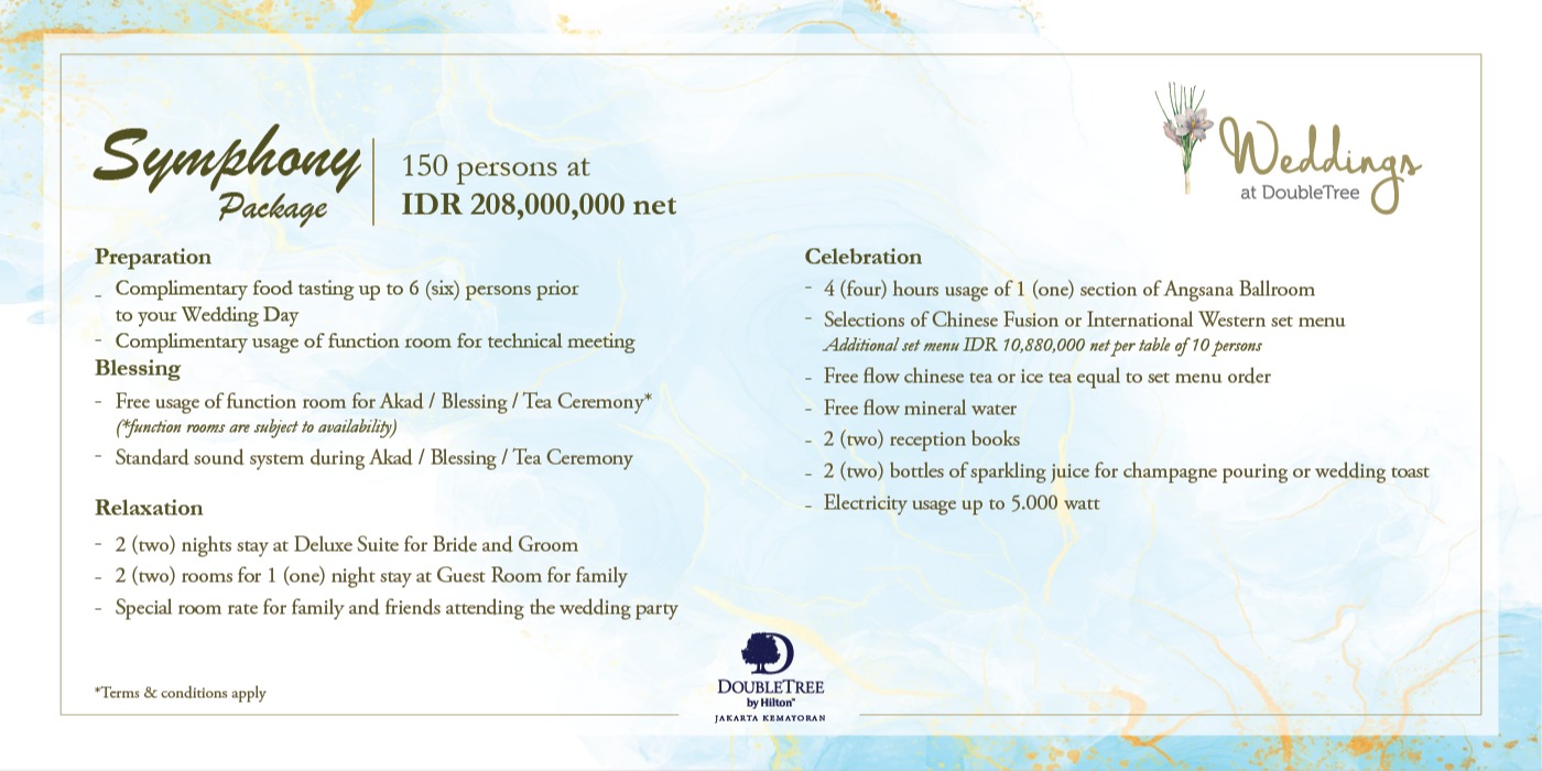 Wedding Package at DoubleTree by Hilton Jakarta Kemayoran oleh ...