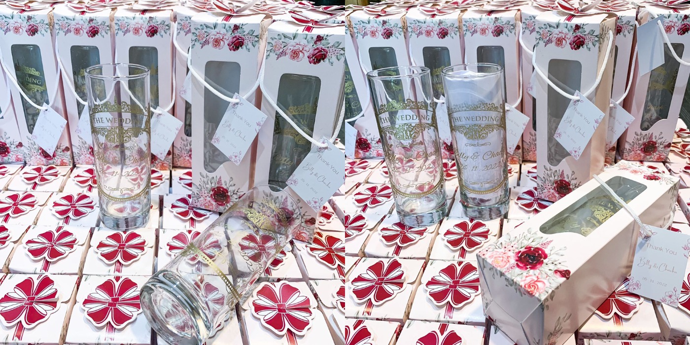 gelas BO tinggi by Alleriea Wedding Gifts | Bridestory Store