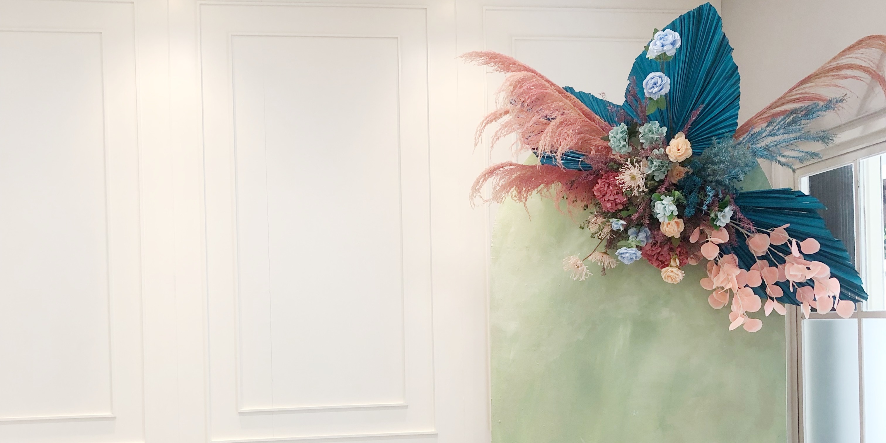 Anniversary Party Decoration Backdrop by Pampas Home Studio ...