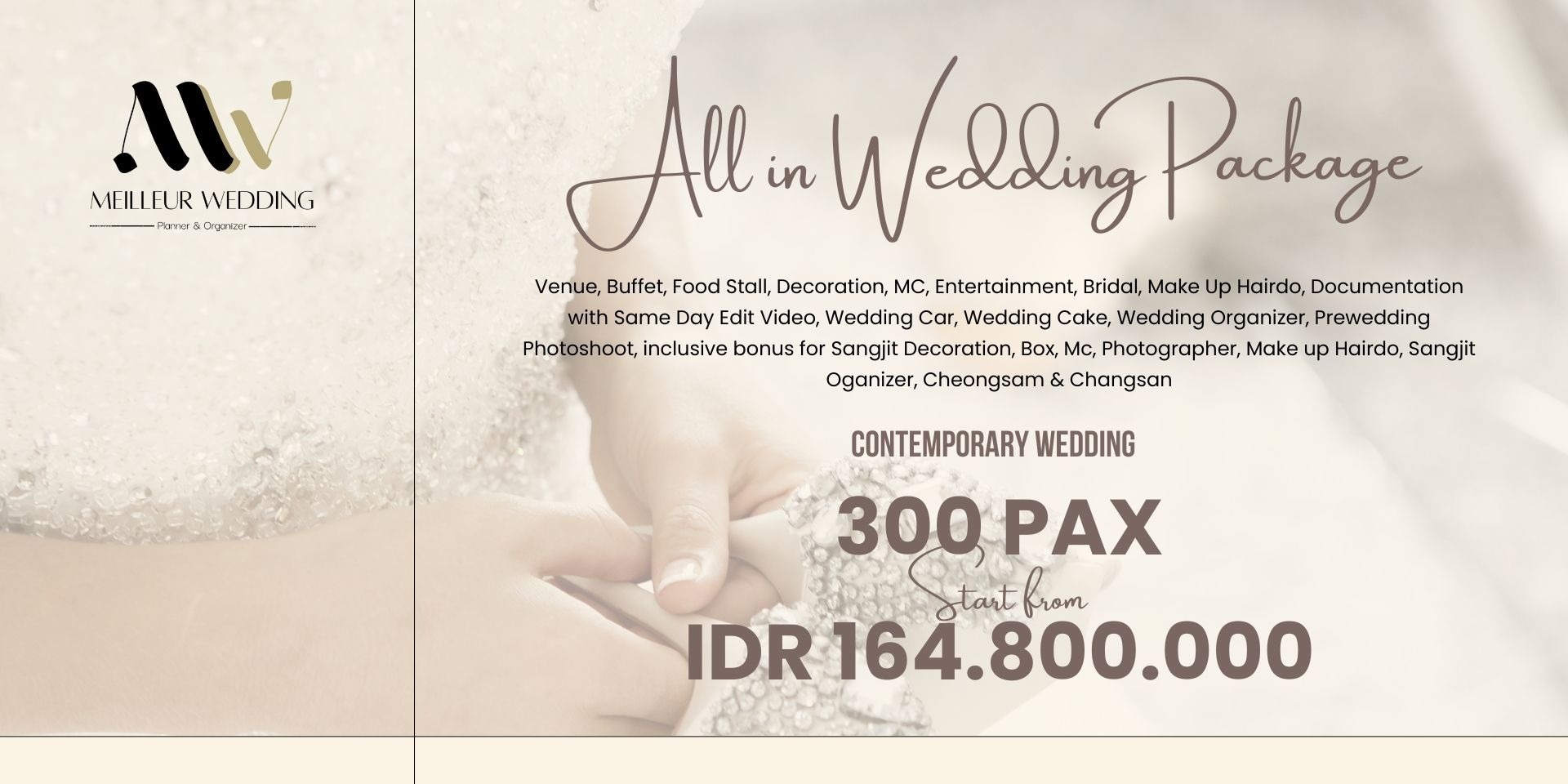 All in Package - 300 pax oleh Meilleur | Bridestory Store
