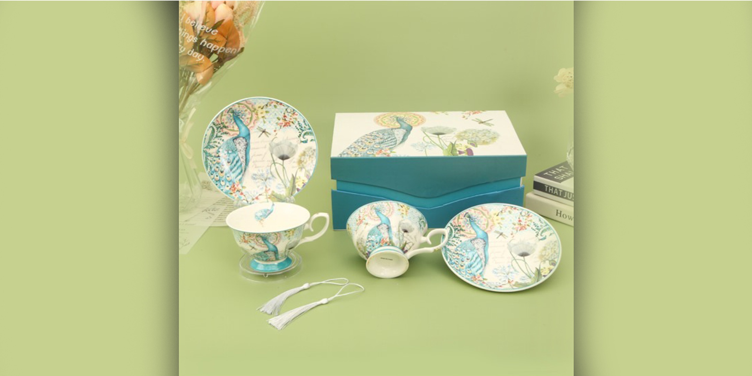 LECORA Wedding Souvenir 2 English Aesthetic Teacup Set by lecora.id ...