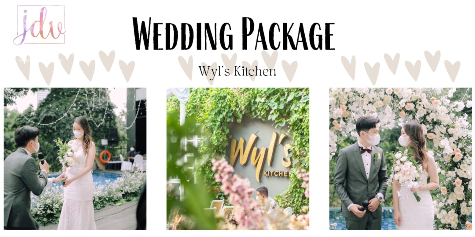 Wedding Package at Wyl’s Kitchen For 200pax JDV Wedding Planner oleh Kara Brides | Bridestory Store