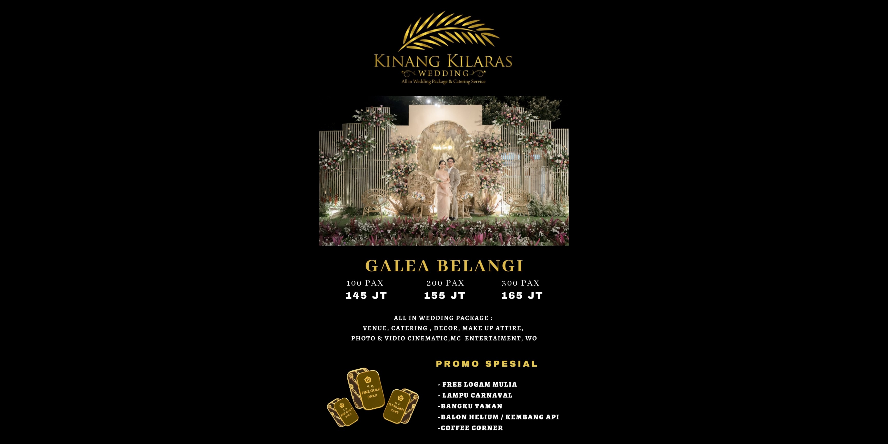 ALL IN WEDDING PACKAGE X GALEA BELANGI 200 PAX oleh Kinang Kilaras ...