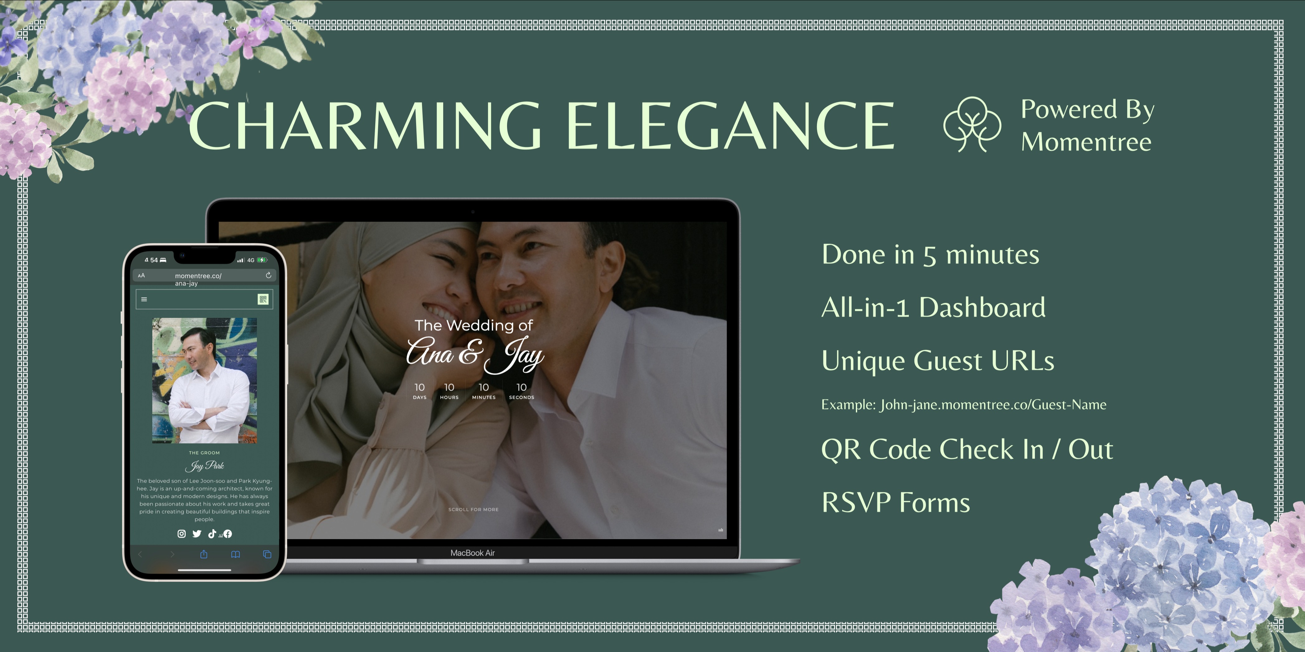 Charming Elegance | Premium Digital Invite | Undangan Digital Premium by Momentree | Bridestory ...