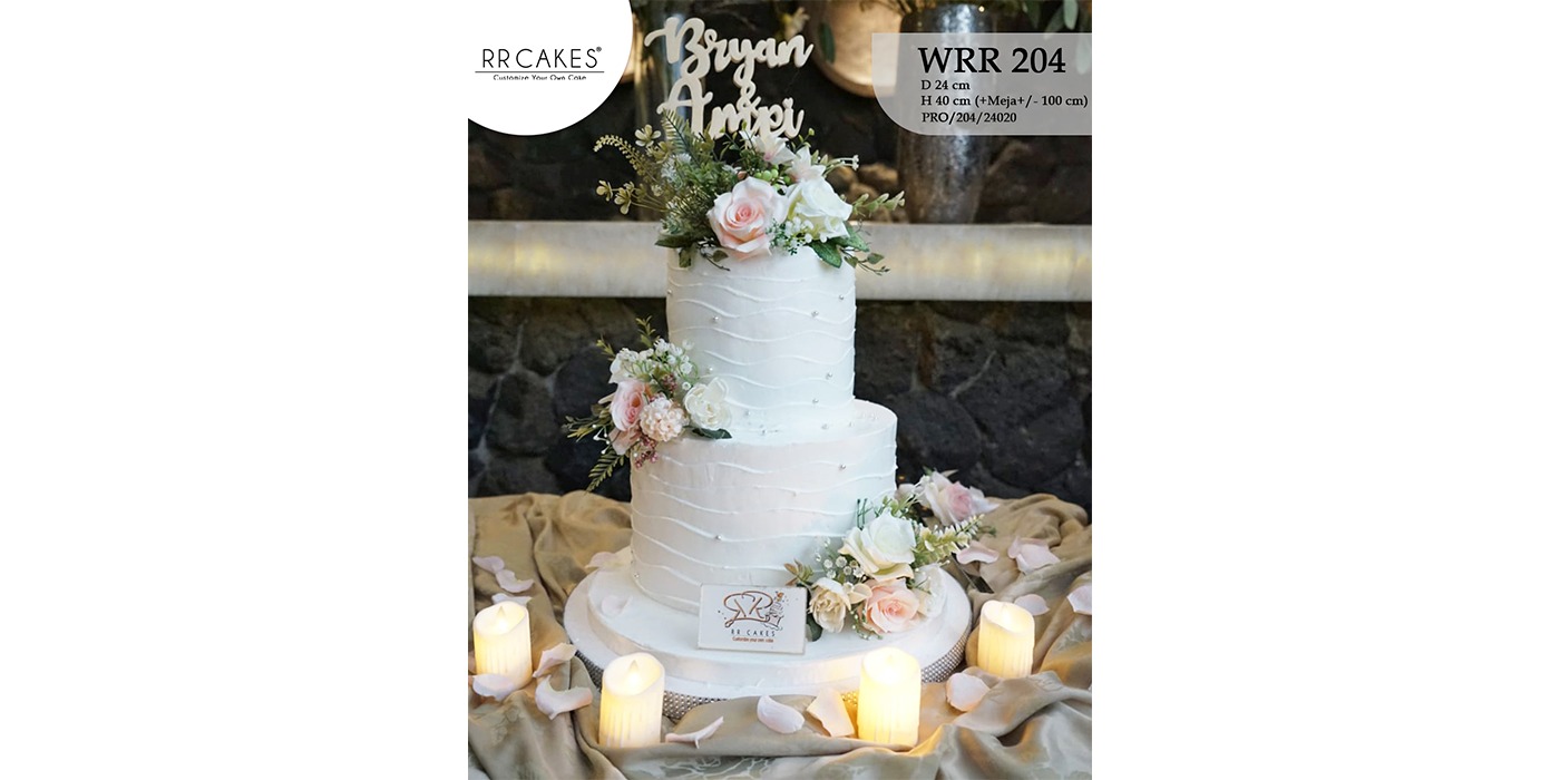 Wedding Cakes 2 Tiers oleh RR CAKES | Bridestory Store