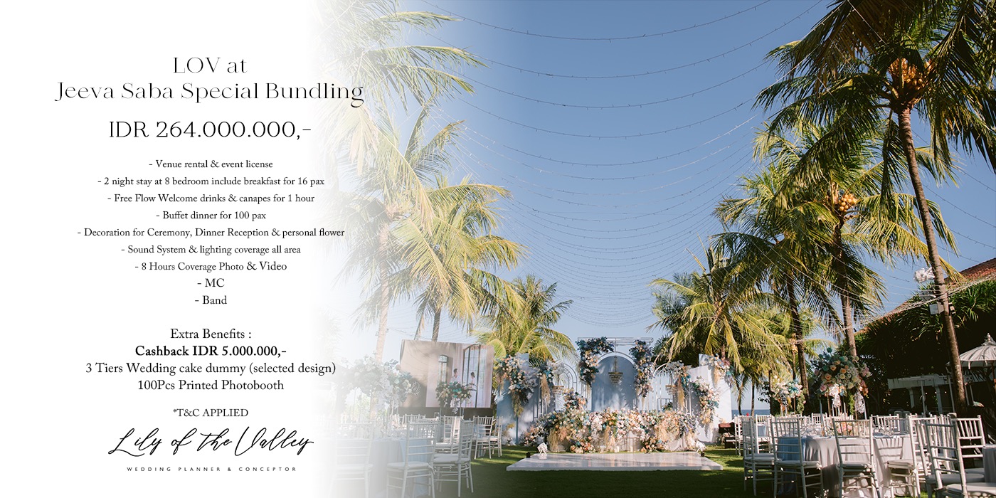 LOV at Jeeva Saba Special Bundling oleh Lily of The Valley Wedding ...