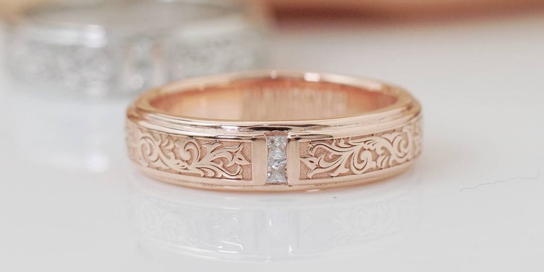 Custom Cincin Emas Rosegold 18K (Grade A) 5-6 Gram by Lovary ...