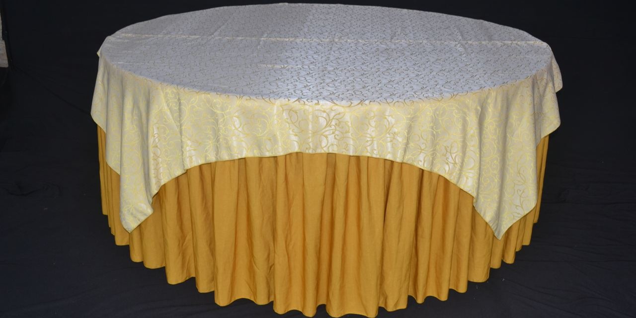 MEJA BULAT COVER TEBAR + SKERTING oleh tentso indonesia | Bridestory Store