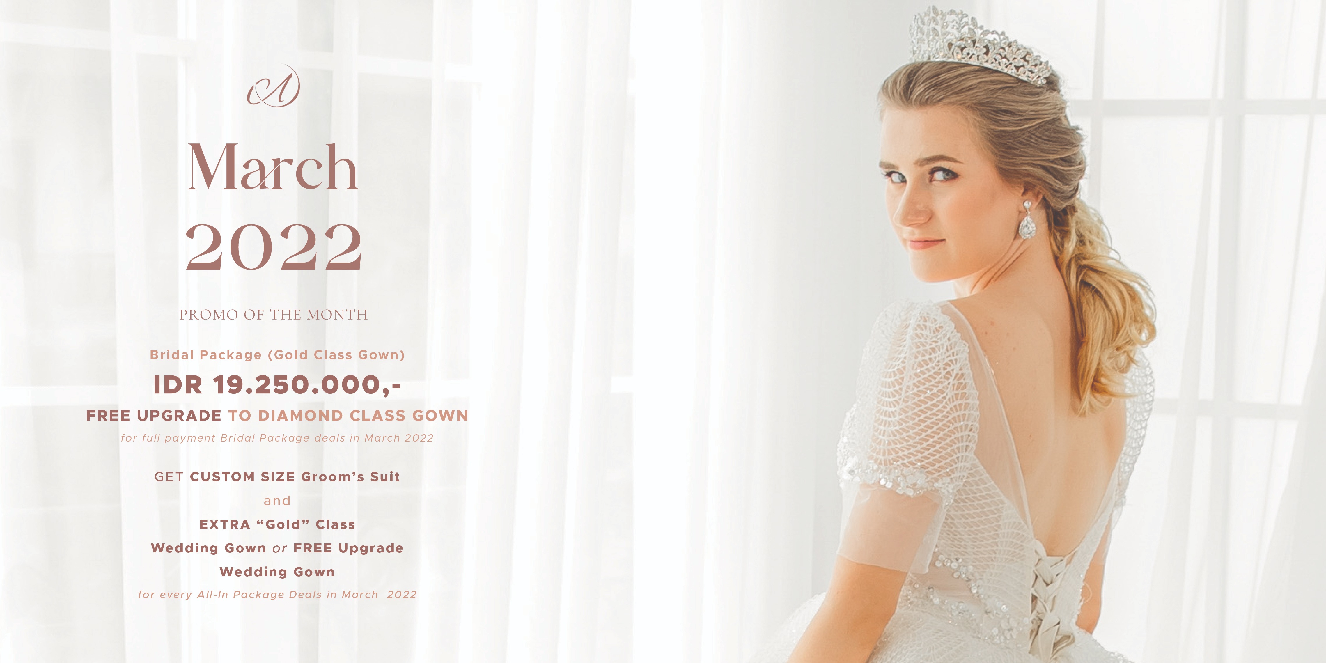 MARCH BRIDAL PROMO NEW NORMAL oleh Alissha Bride | Bridestory Store