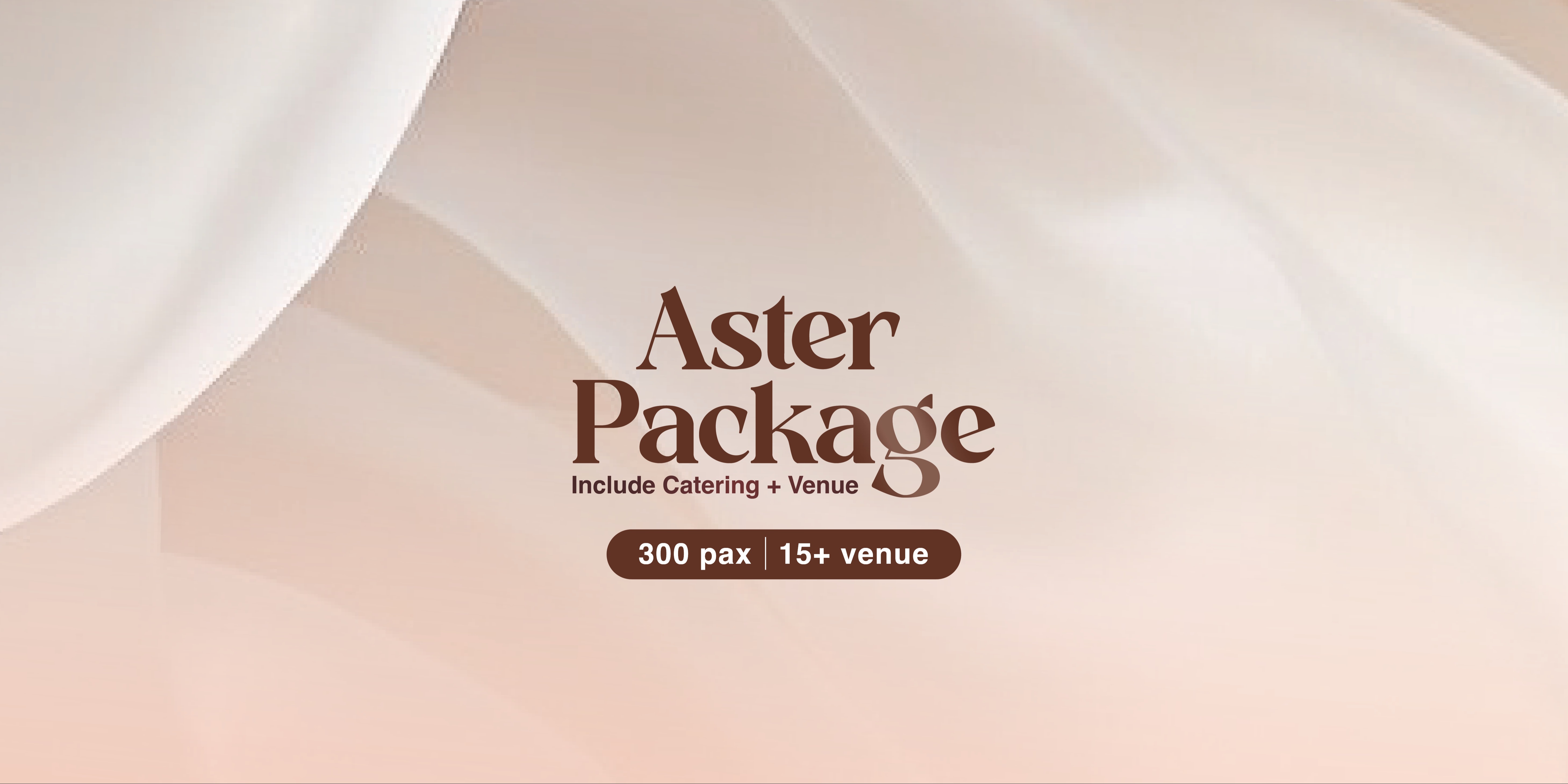Aster Package | Free Venue & Catering | All In Package by Acita Wedding ...