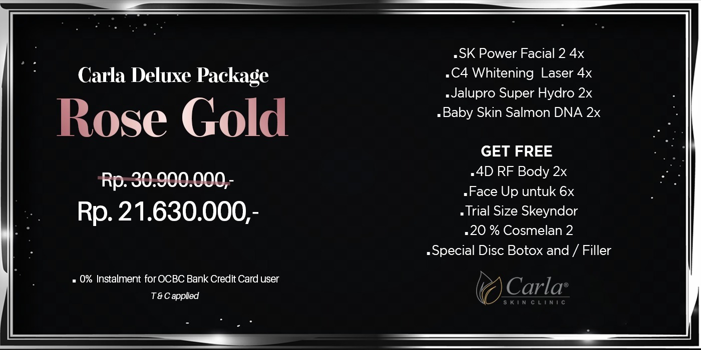 Rose Gold Wedding Package oleh Carla Skin Clinic | Bridestory Store