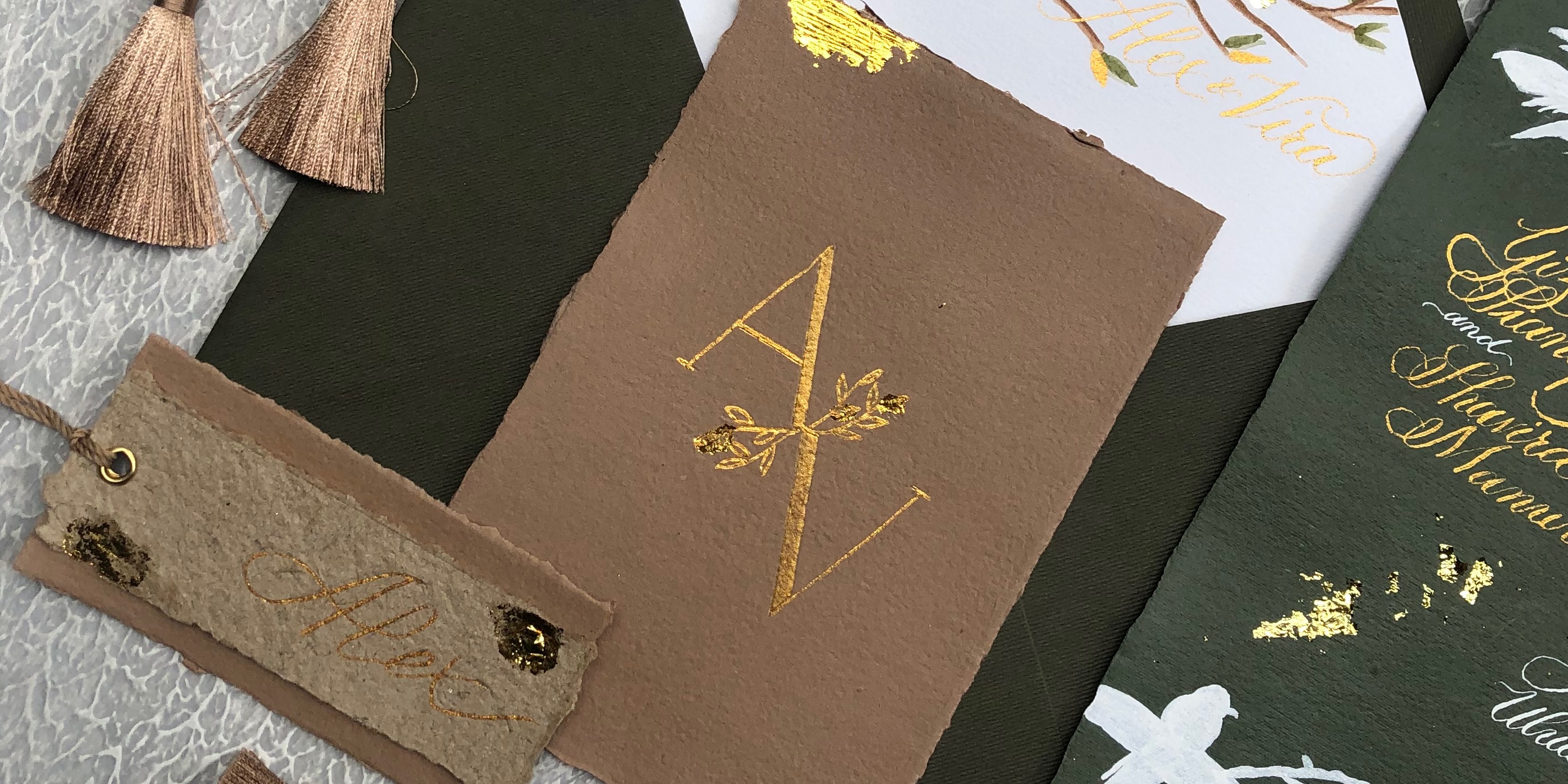 Fancy Keepsake Calligraphy Invivation Set oleh Made By Arti ...