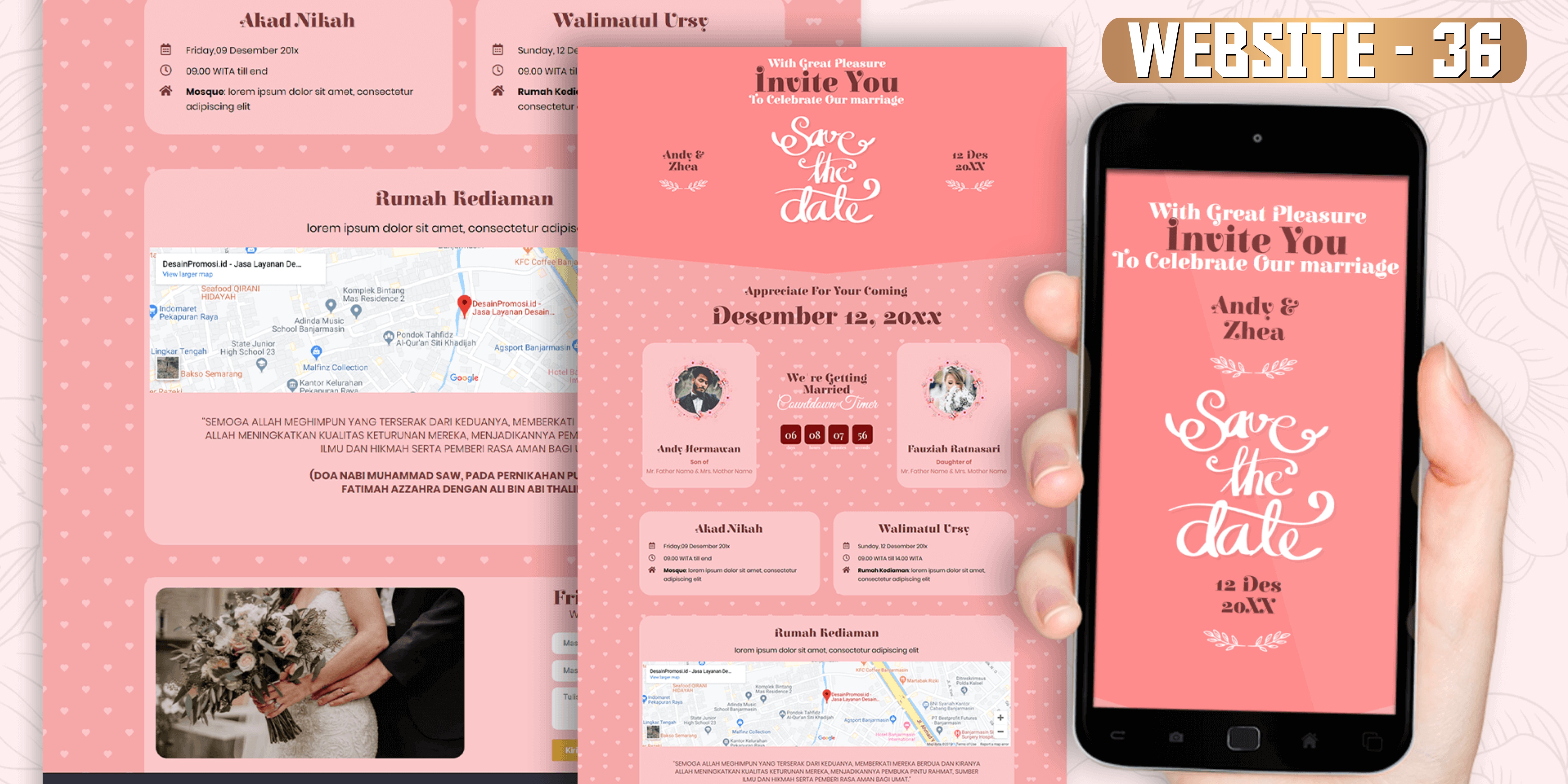 UNDANGAN DIGITAL PERNIKAHAN - UNDANGAN WEBSITE - UNDANGAN ONLINE 36 ...