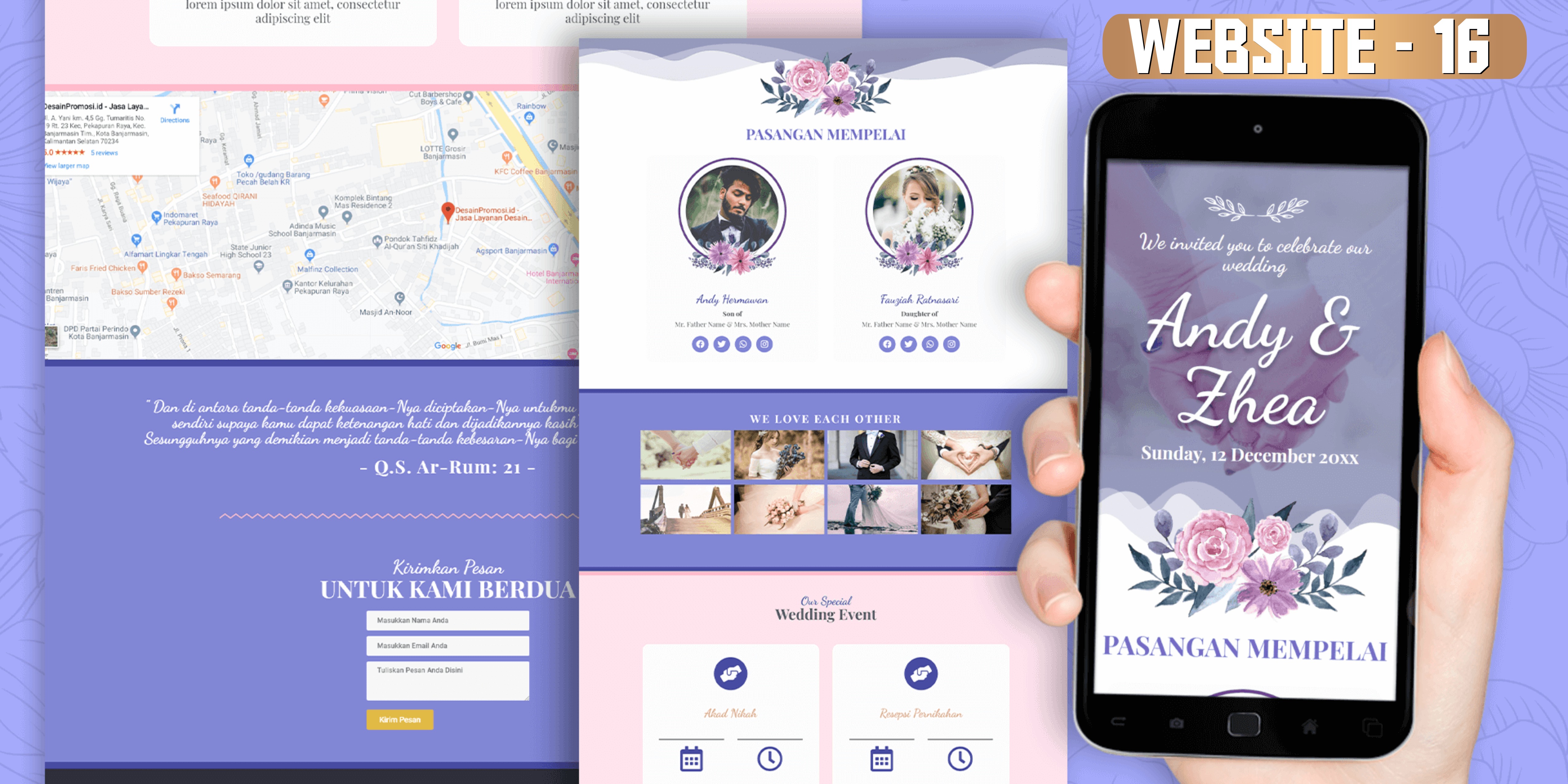 UNDANGAN DIGITAL PERNIKAHAN - UNDANGAN WEBSITE - UNDANGAN ONLINE 16 ...