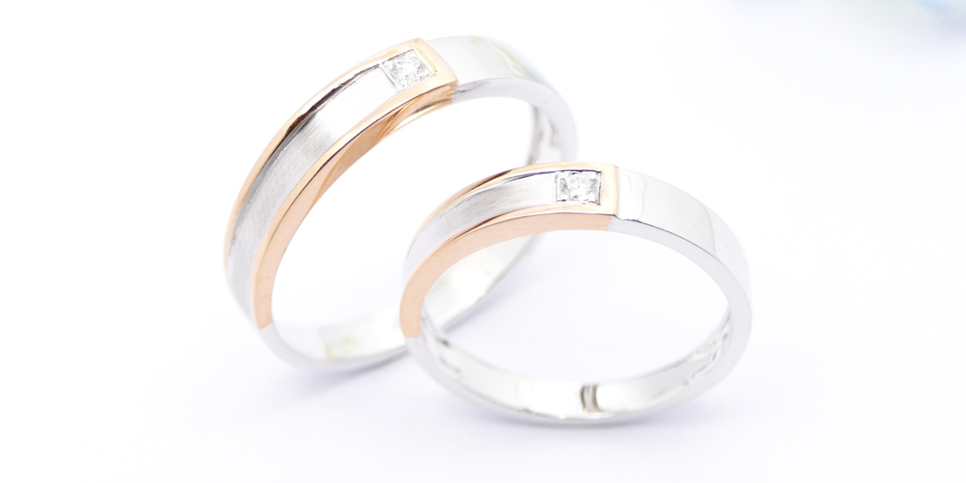 Wedding Ring Diamond DQ-004 oleh Dominique Jewellery | Bridestory Store