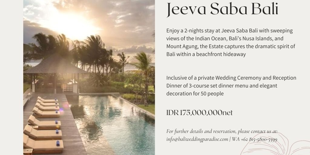 JEEVA SABA | WEDDING CEREMONY & RECEPTION - 50 GUETS oleh Bali Wedding ...