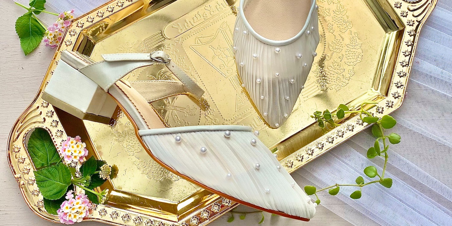 Runa White Wedding Shoes Women Block Heels 5cm by Aveda Footwear ...