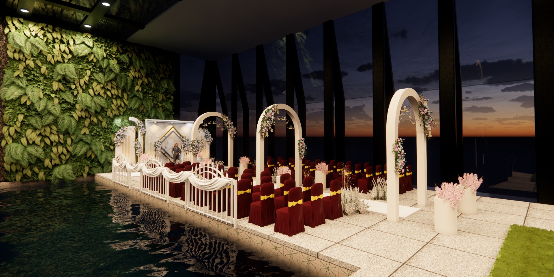 Design 3D Pelaminan oleh Archtwed | Bridestory Store