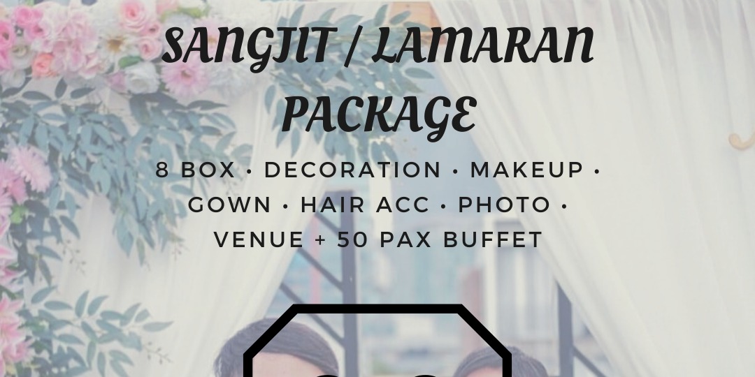 SANGJIT PACKAGE (Bridal&Gown,Decor,Photo,Venue 50 pax buffet) oleh MRS ...