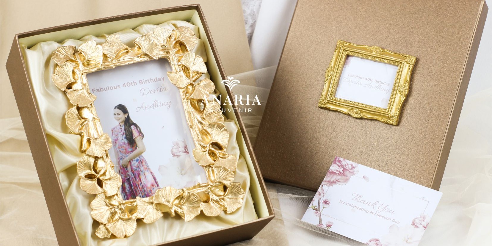Chiara Photo Frame 4R Giftbox | Souvenir VIP Mewah oleh Anaria Souvenir ...