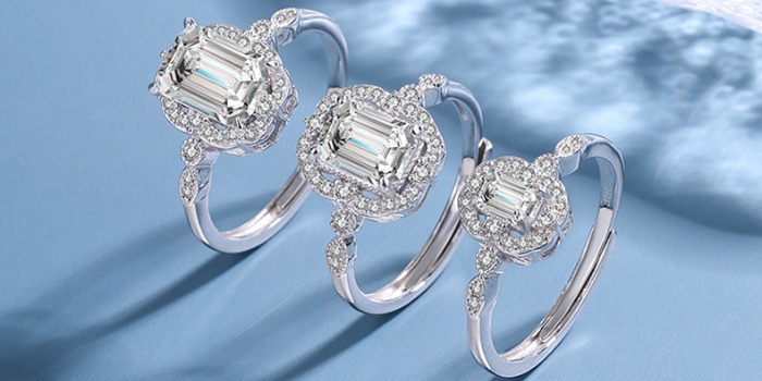 Cincin Halley Moissanite Ring 0.5 Carat by Lore Jewellery | Bridestory ...