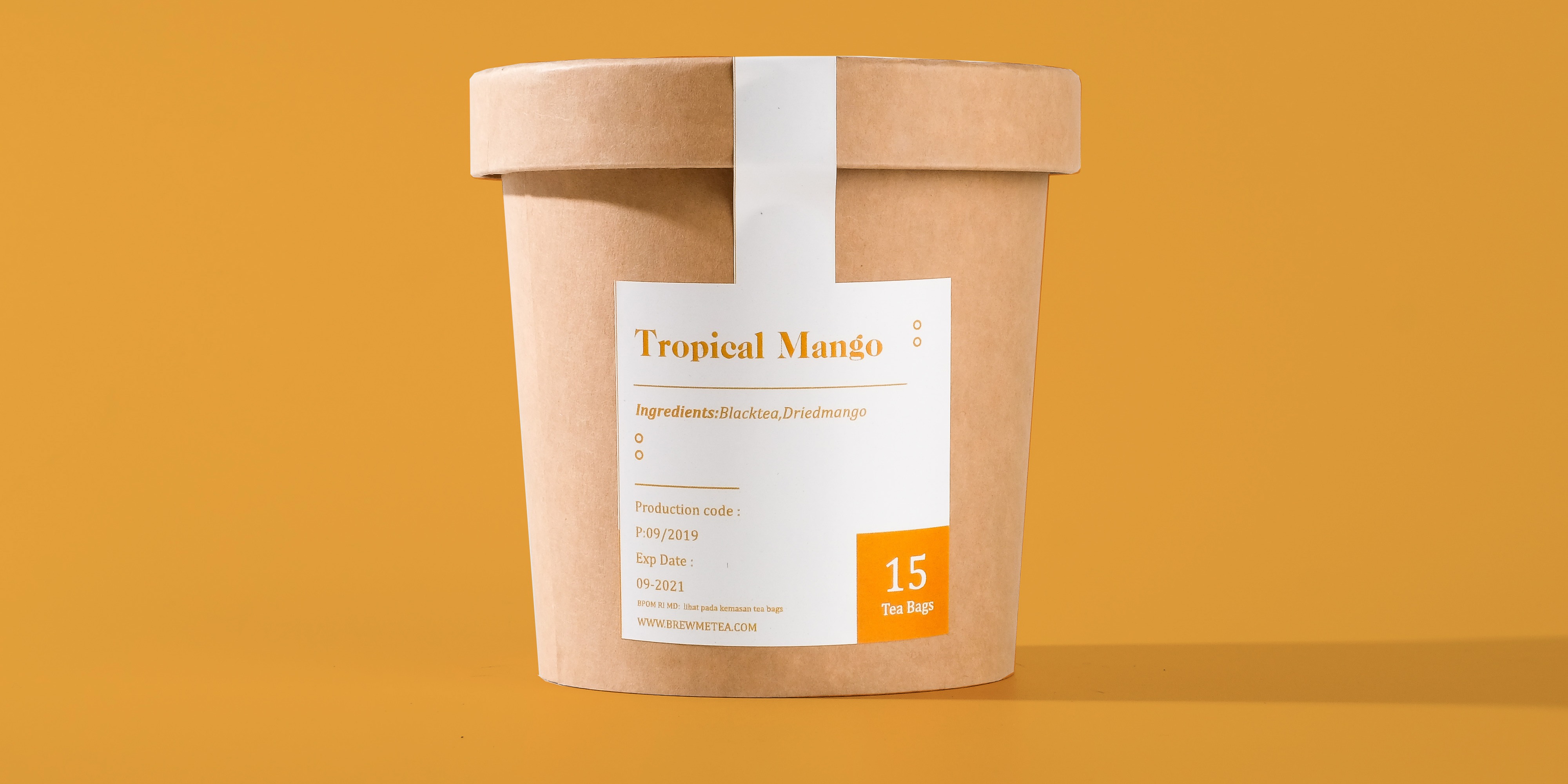 Brew Me Tropical Mango Tea Bag Pot oleh Brew Me Tea | Bridestory Store