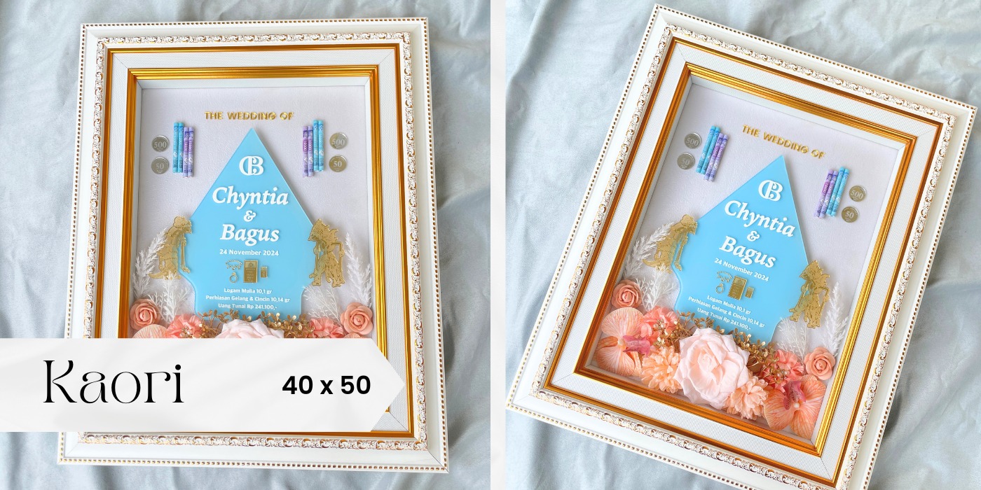 Mahar Fiber | Frame Mahar | Kaori Size 40 x 50 oleh Momento Project ...