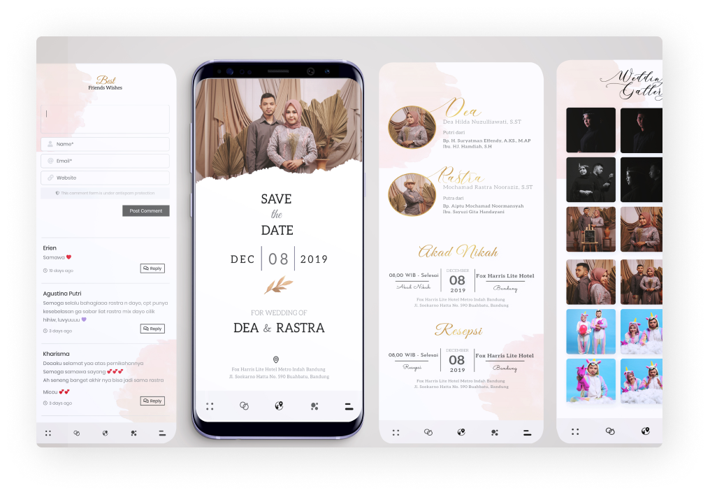 Undangan web online / invitation website by akad.wedding - undangan online / invitation web ...