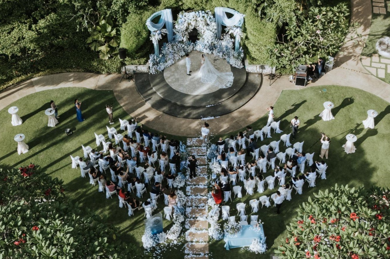 Whimsical Azure Bliss by de comate | Bridestory.com