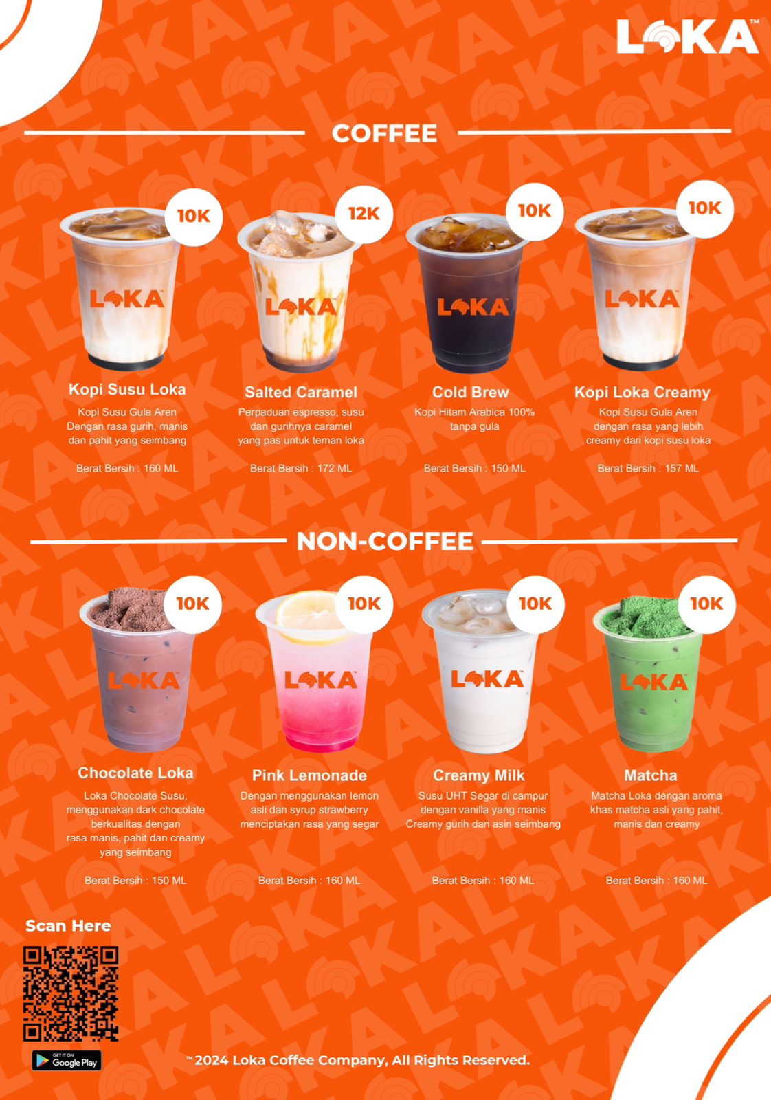 Menu by Loka Kopi Tangerang | Bridestory.com