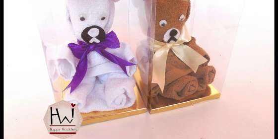 Souvenir Handuk Beruang packing Mika oleh Happy Wedding | Bridestory Store