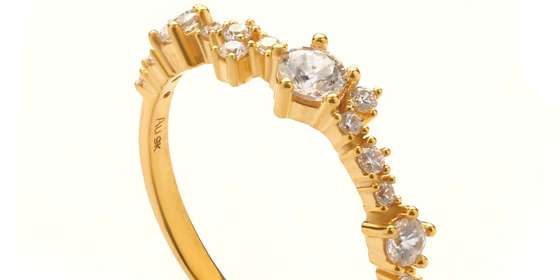 Skylar Gold Ring oleh Aurum Lab | Bridestory Store