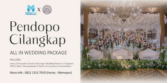 Pendopo Cilangkap | 300 pax All In Wedding Package | Villa Jakarta by ...