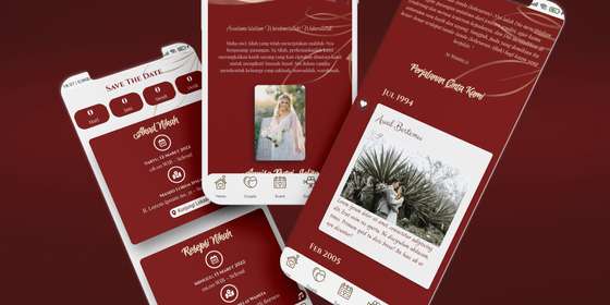 Undangan Digital Website Undangan Web Pernikahan Online - Premium by Ku ...