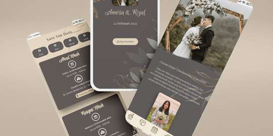 Undangan Digital Website Undangan Web Pernikahan Online - Premium by Ku ...